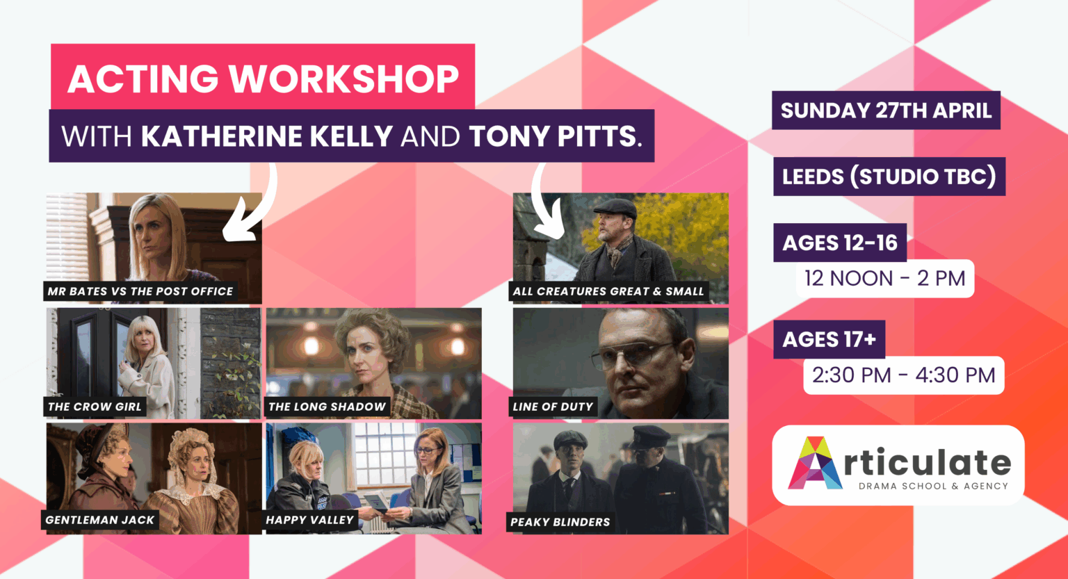 Workshops - Articulate Drama School & Casting Agency